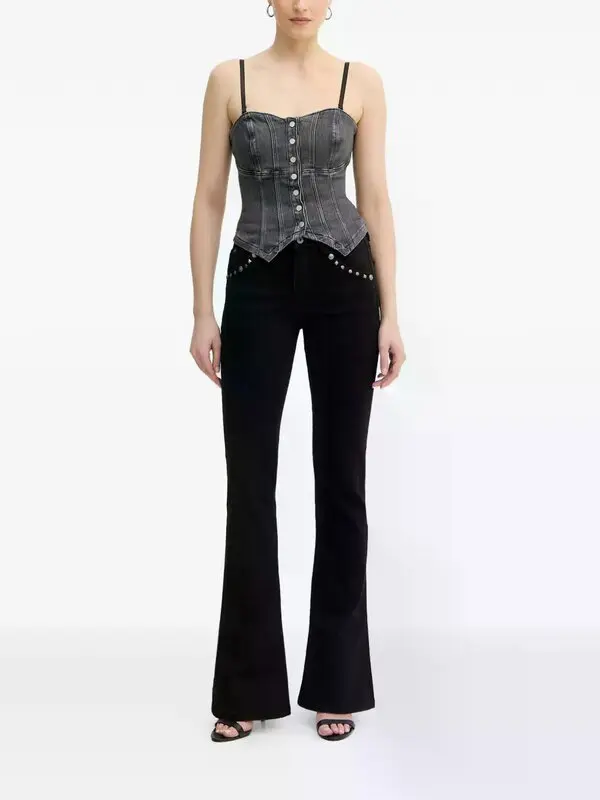 Guess Cecile Denim Corset Top