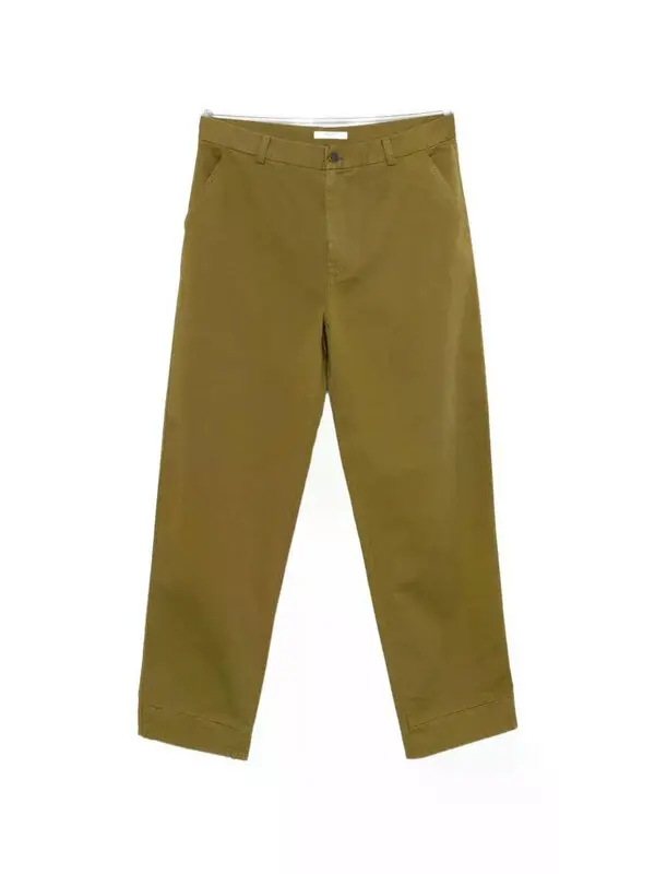CELLAR DOOR Belt-loops Trousers - Green