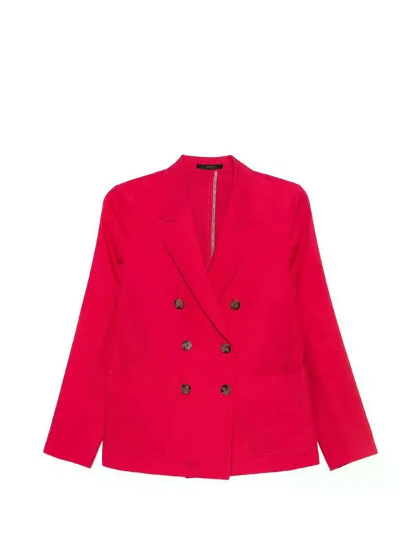 Paul Smith Double-breasted Pocket Blazer - Pink