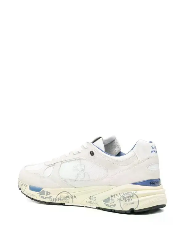 Premiata Mase Logo-patch Sneakers - Neutrals