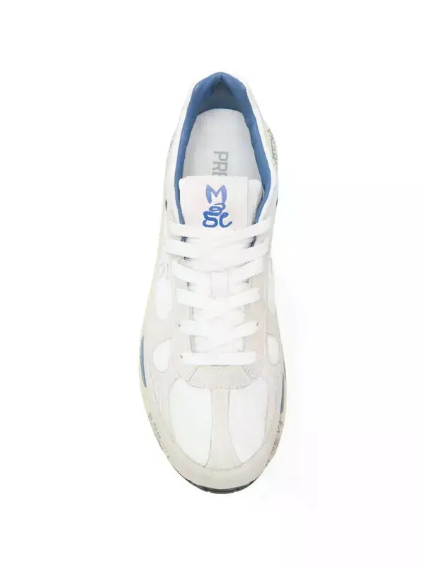 Premiata Mase Logo-patch Sneakers - Neutrals