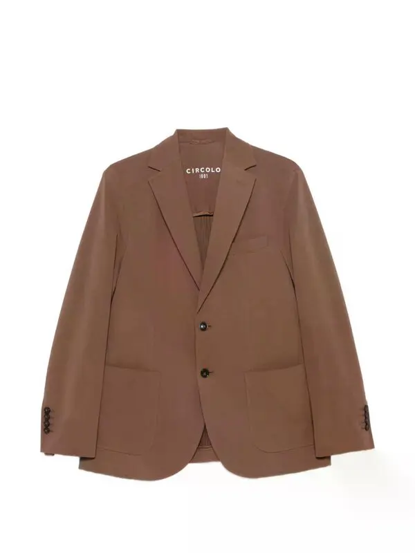 CIRCOLO 1901 Single-breasted Blazer - Brown