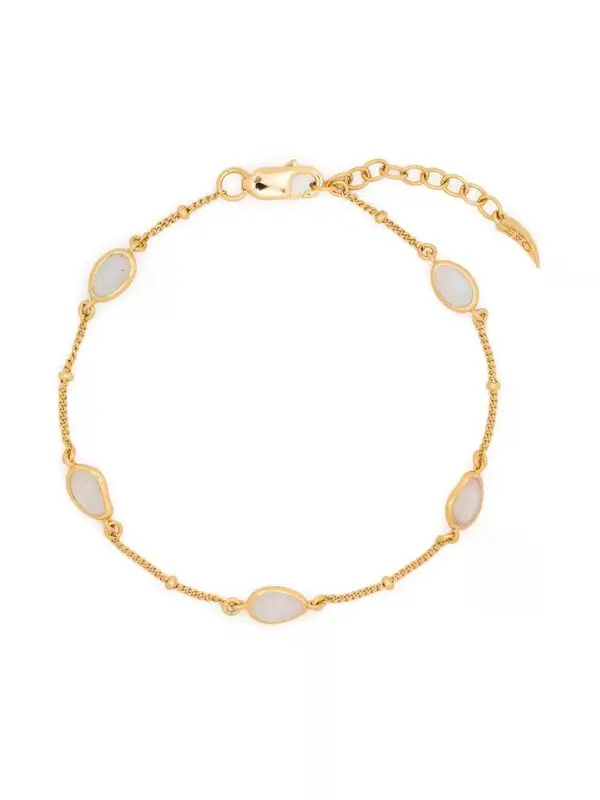 MISSOMA Magma Rainbow Moonstone Bracelet - Gold