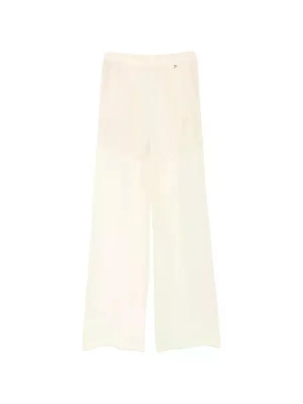ANIYE BY Logo-appliqué Wide Leg Trousers