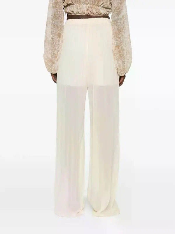 ANIYE BY Logo-appliqué Wide Leg Trousers