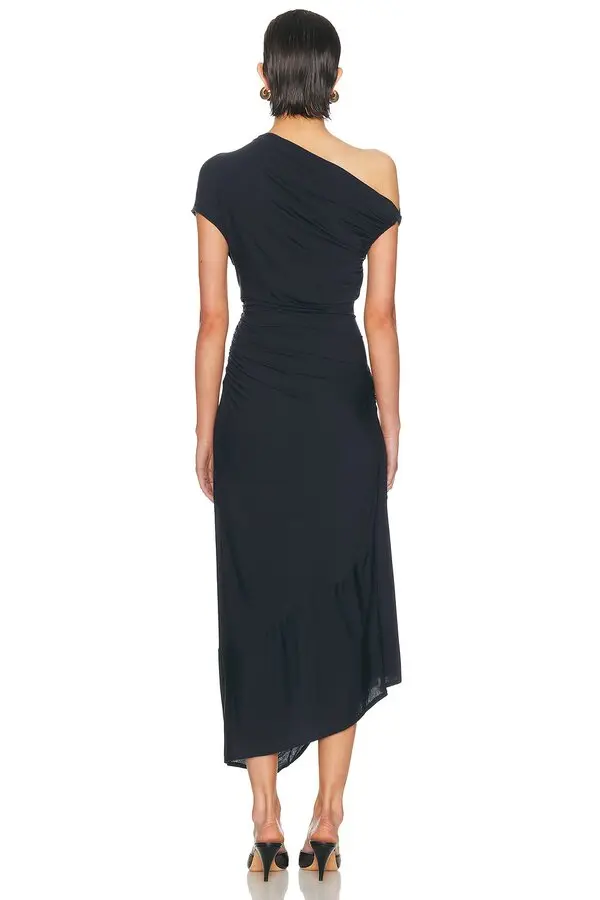 A.L.C. Halle One Shoulder Dress - Night Blue