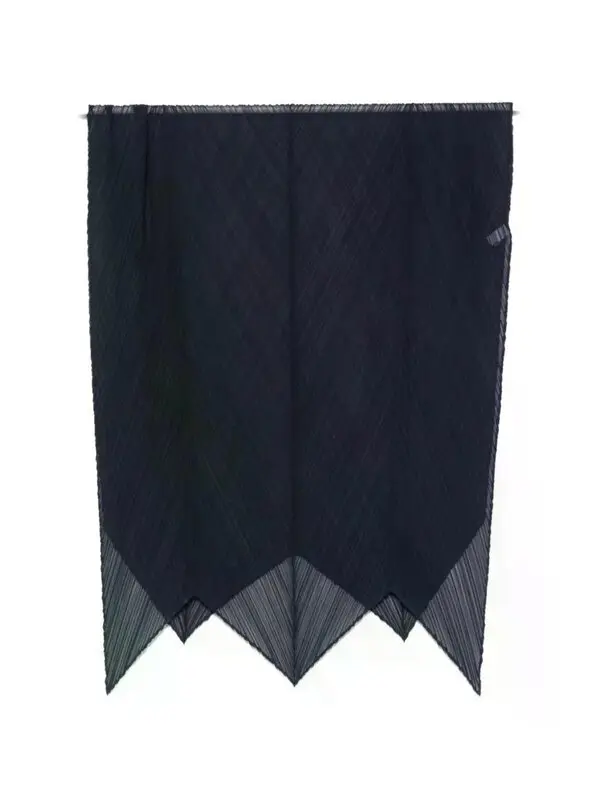 Issey Miyake Pleated Scarf - Blue