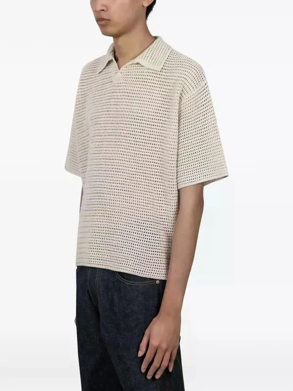 Auralee Tussah Polo Shirt