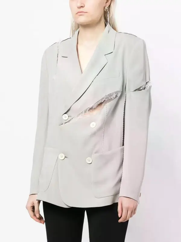 Undercover Cut-out Double-breasted Blazer