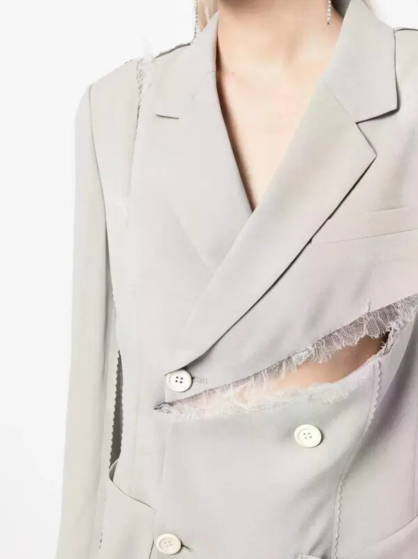 Undercover Cut-out Double-breasted Blazer