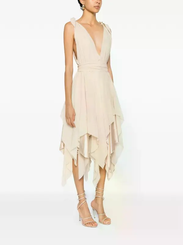 STEPHAN JANSON V-neck Midi Dress