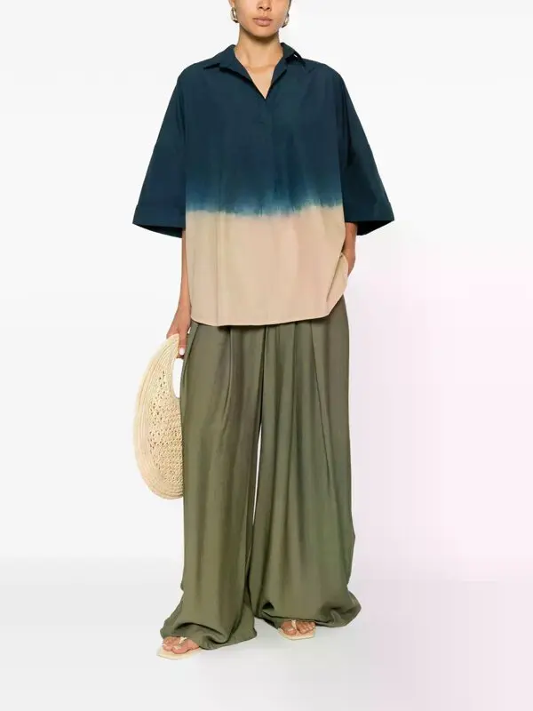 YAVI Dip-dye Short-sleeve Shirt