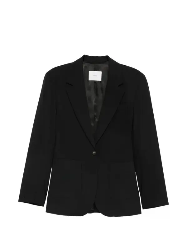 COVERT Single-breasted Patch-pocket Blazer - Black
