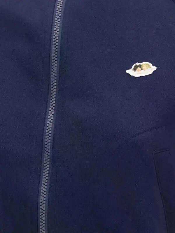 Fiorucci Angels-patch Zip-up Sweatshirt