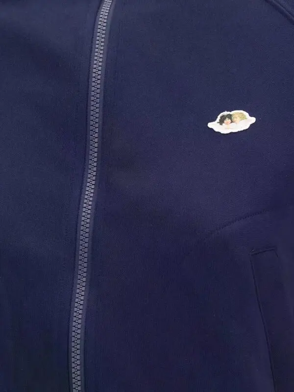 Fiorucci Angels-patch Zip-up Sweatshirt