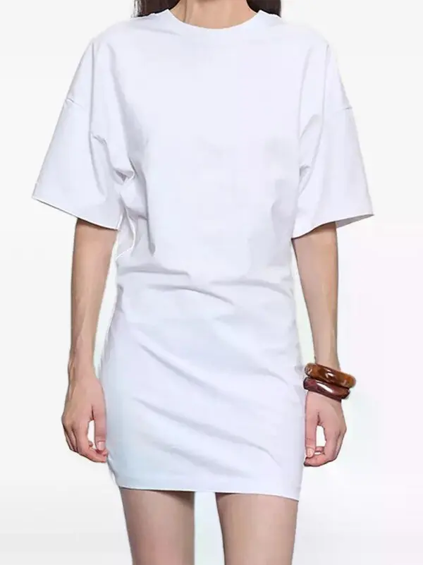 Enza Costa Supima Curve Mini Dress - White