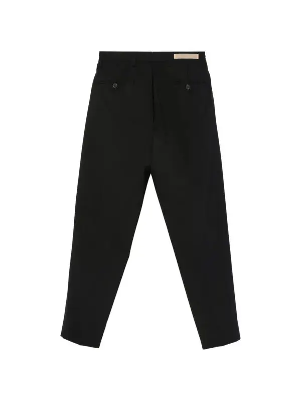 BRIGLIA 1949 Pleated Trousers With Elasticated Waistband