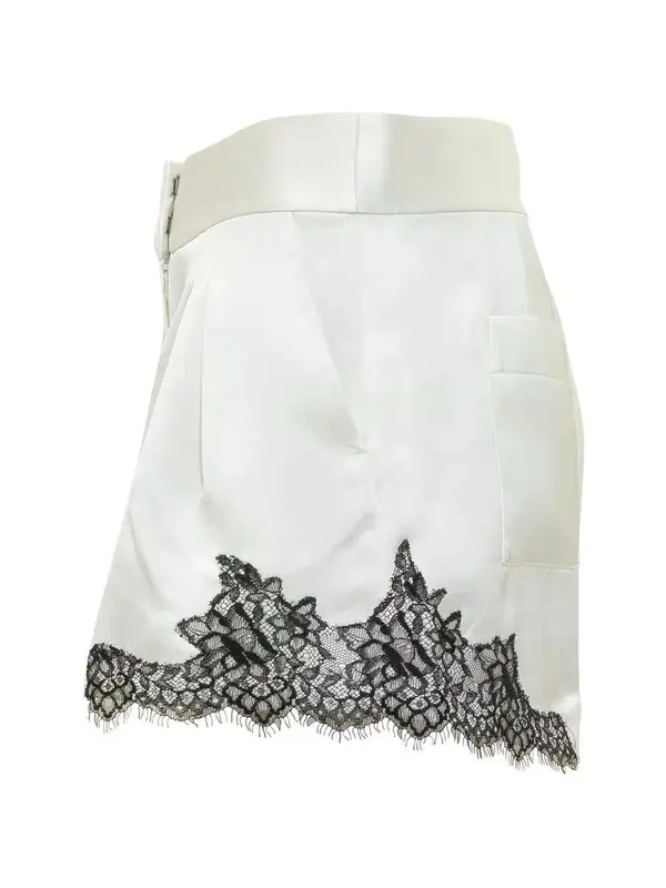 IRO PARIS Lace Trim Short