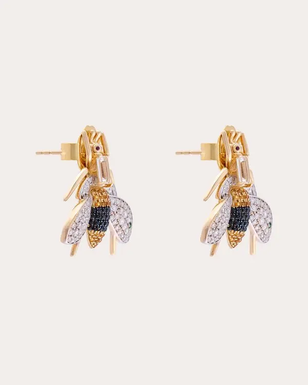NELLY ROJAS Véspula Stud Earrings