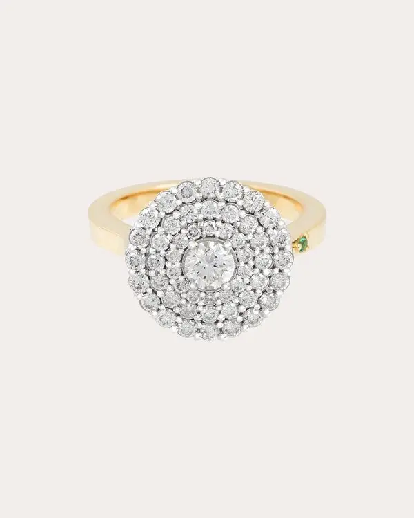 NELLY ROJAS Diamond And 18k Fatima Ring - Gold