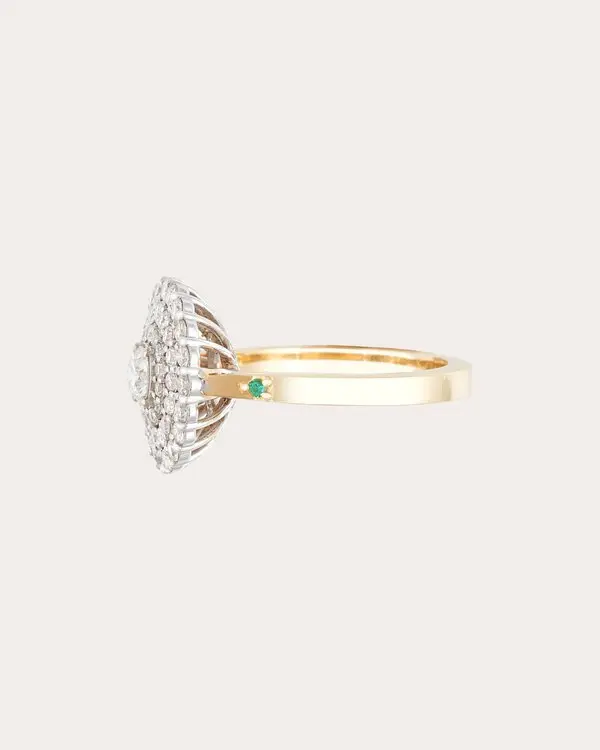 NELLY ROJAS Diamond And 18k Fatima Ring