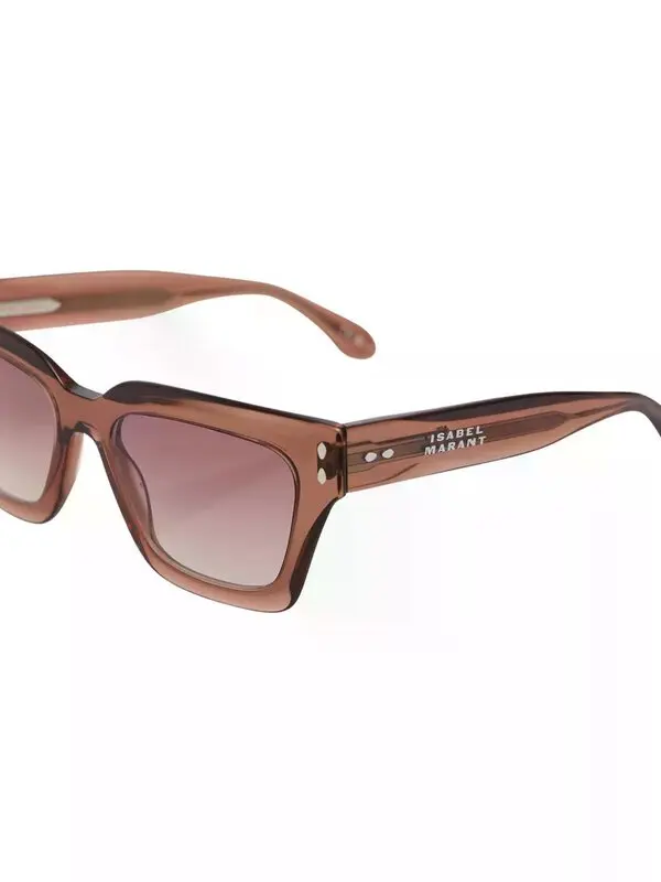Isabel Marant Square-frame Sunglasses - Red