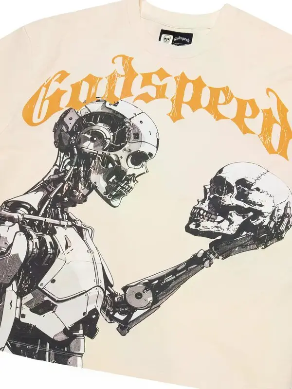 GODSPEED Mankind Vs Ai Iii Graphic T-shirt - Neutrals