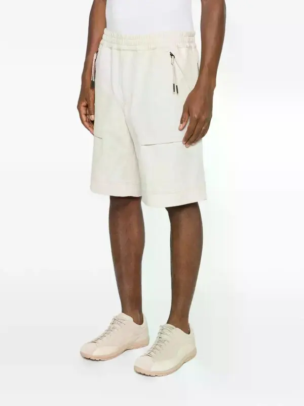 Moncler Zip-pocket Cargo Shorts - Neutrals