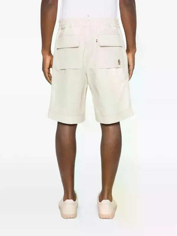 Moncler Zip-pocket Cargo Shorts - Neutrals