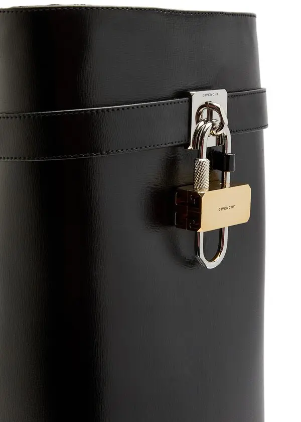 Givenchy Shark Lock 90 Leather Knee-high Boots