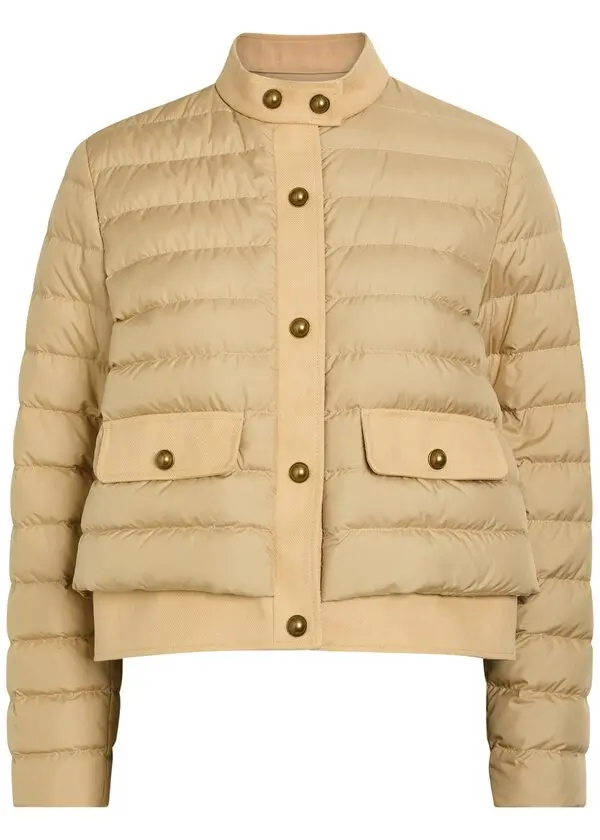 Moncler Padded Shell Jacket - Beige