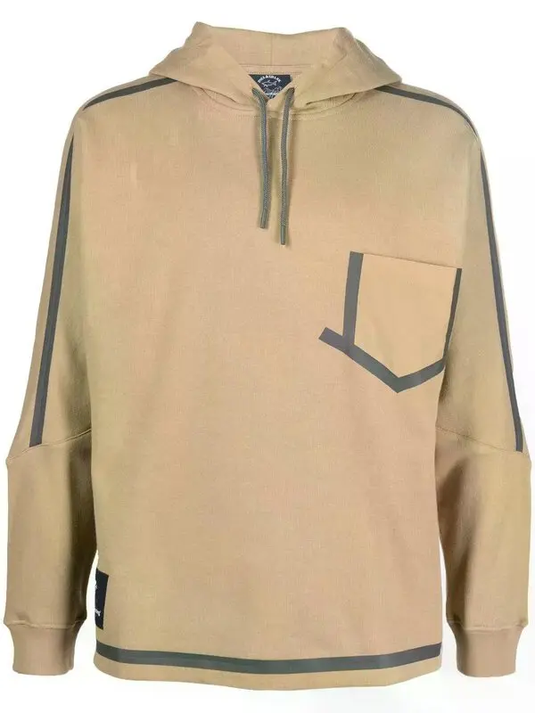 Paul & Shark X White Mountaineering Logo-print Hoodie - Brown