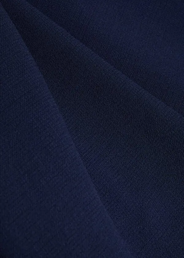 Roland Mouret Belted Wool Midi Dress