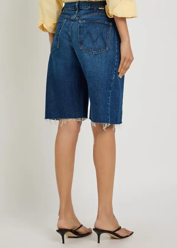 MOTHER The Half-pipe Bermuda Denim Shorts