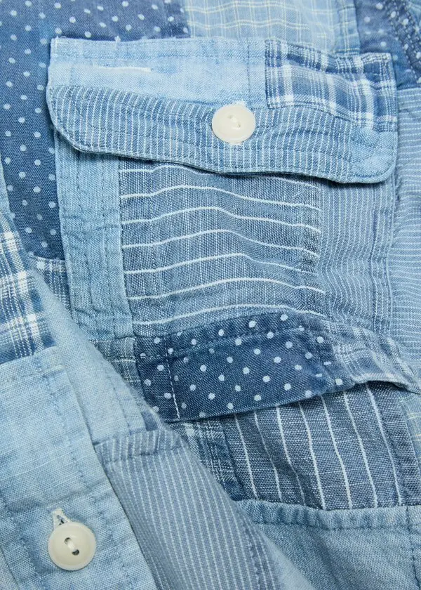 Polo Ralph Lauren Patchwork Design Cotton Shirt