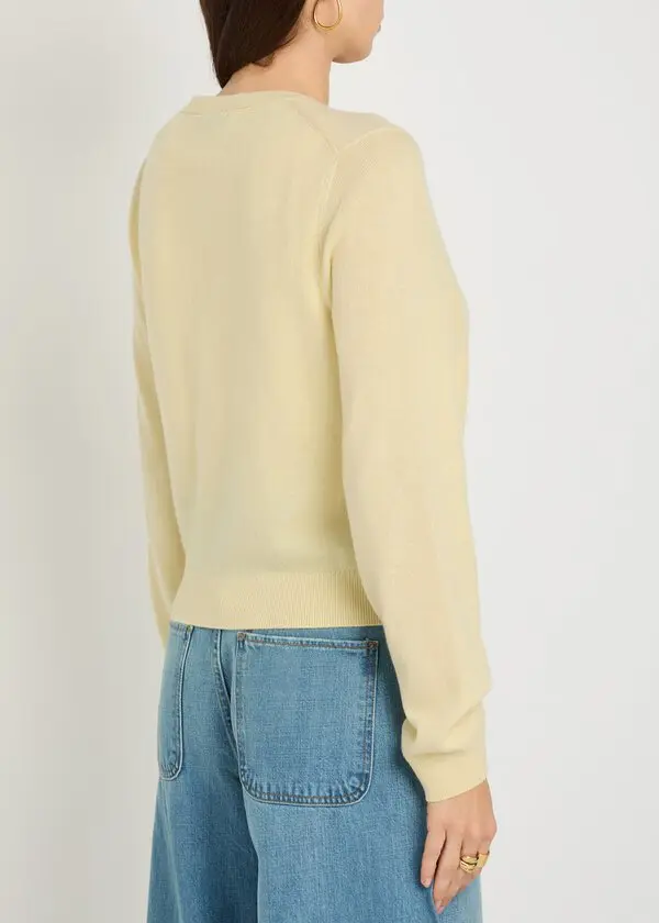 Paige Cashmere Cardigan - Yellow