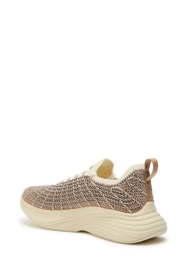 Apl Zipline Embroidered Knit Sneakers