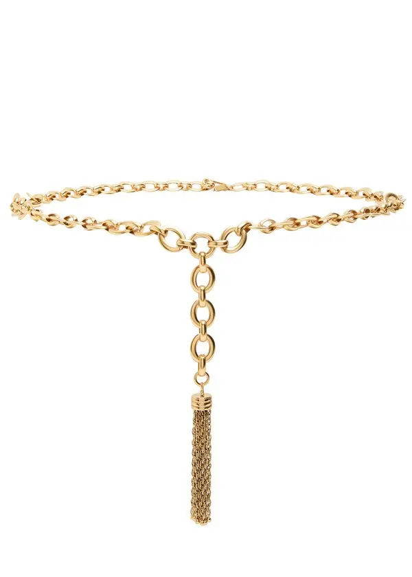 Chloé Brass Chain Belt - Gold