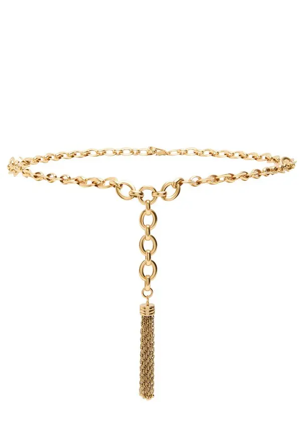 Chloé Brass Chain Belt - Gold