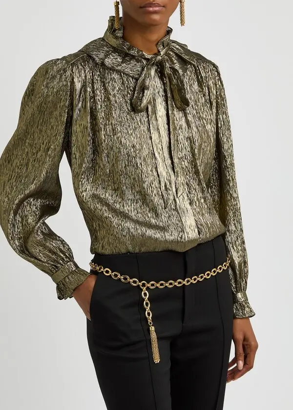 Chloé Brass Chain Belt - Gold