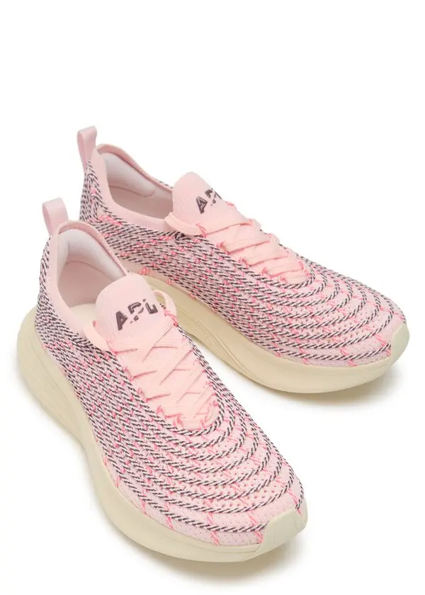Apl Zipline Embroidered Knit Sneakers