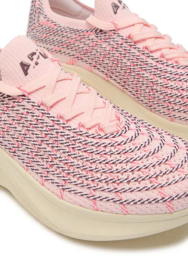 Apl Zipline Embroidered Knit Sneakers