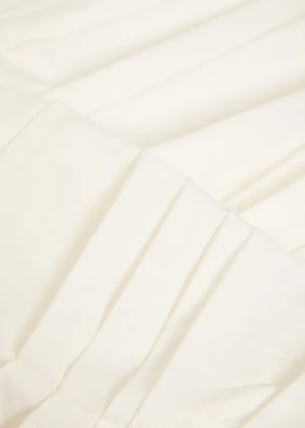 Shona Joy Campbell Gathered Cotton-blend Maxi Dress - Ivory