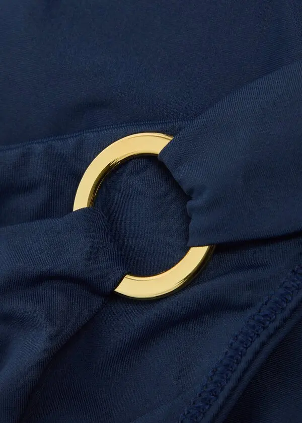 AWAY THAT DAY Sorrento Ruched Bikini Briefs - Navy