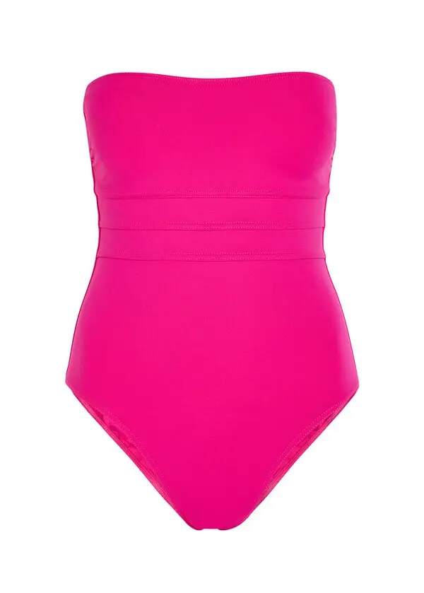 Melissa Odabash Latina Strapless Swimsuit - Pink
