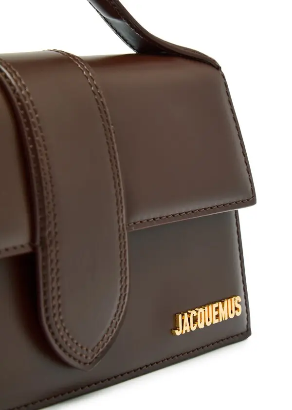 Jacquemus Le Grand Bambino Smoothed Leather Top Handle Bag - Brown