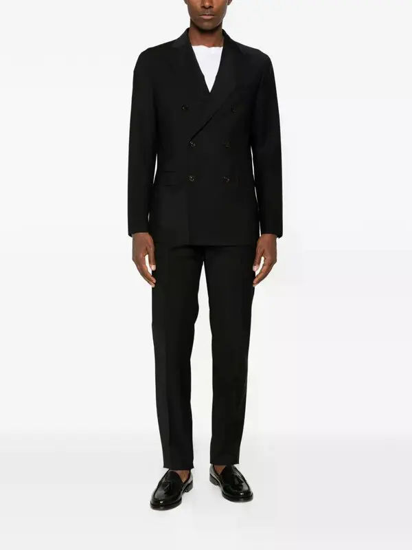 Boglioli K Jacket Double-breasted Suit - Black