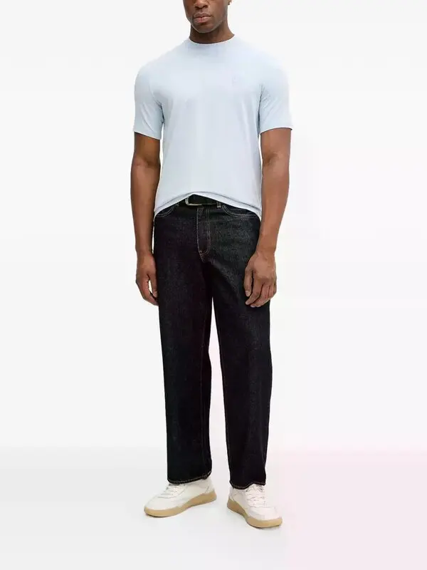 Karl Lagerfeld Logo-embroidered T-shirt