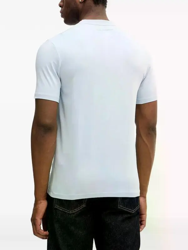 Karl Lagerfeld Logo-embroidered T-shirt