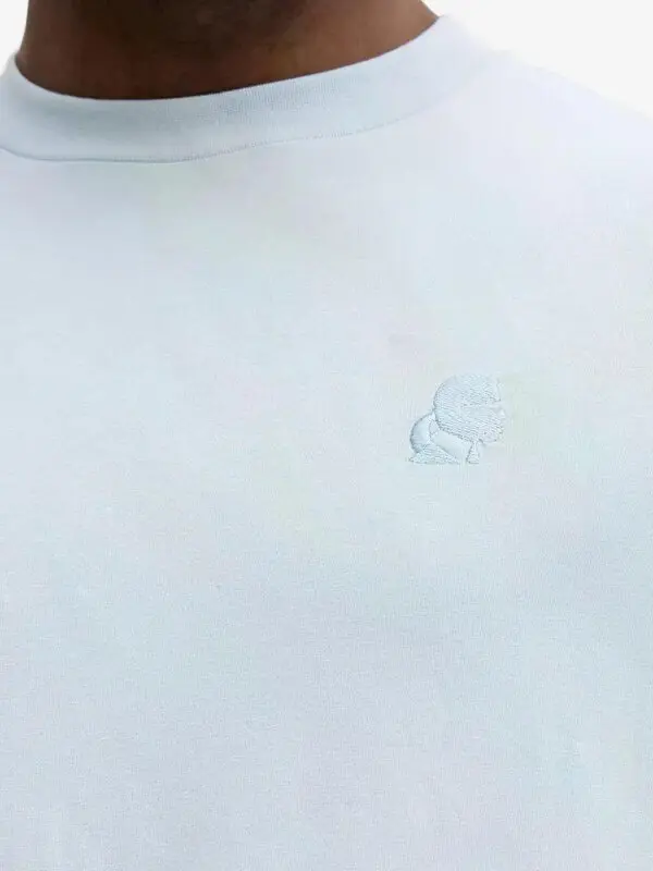 Karl Lagerfeld Logo-embroidered T-shirt